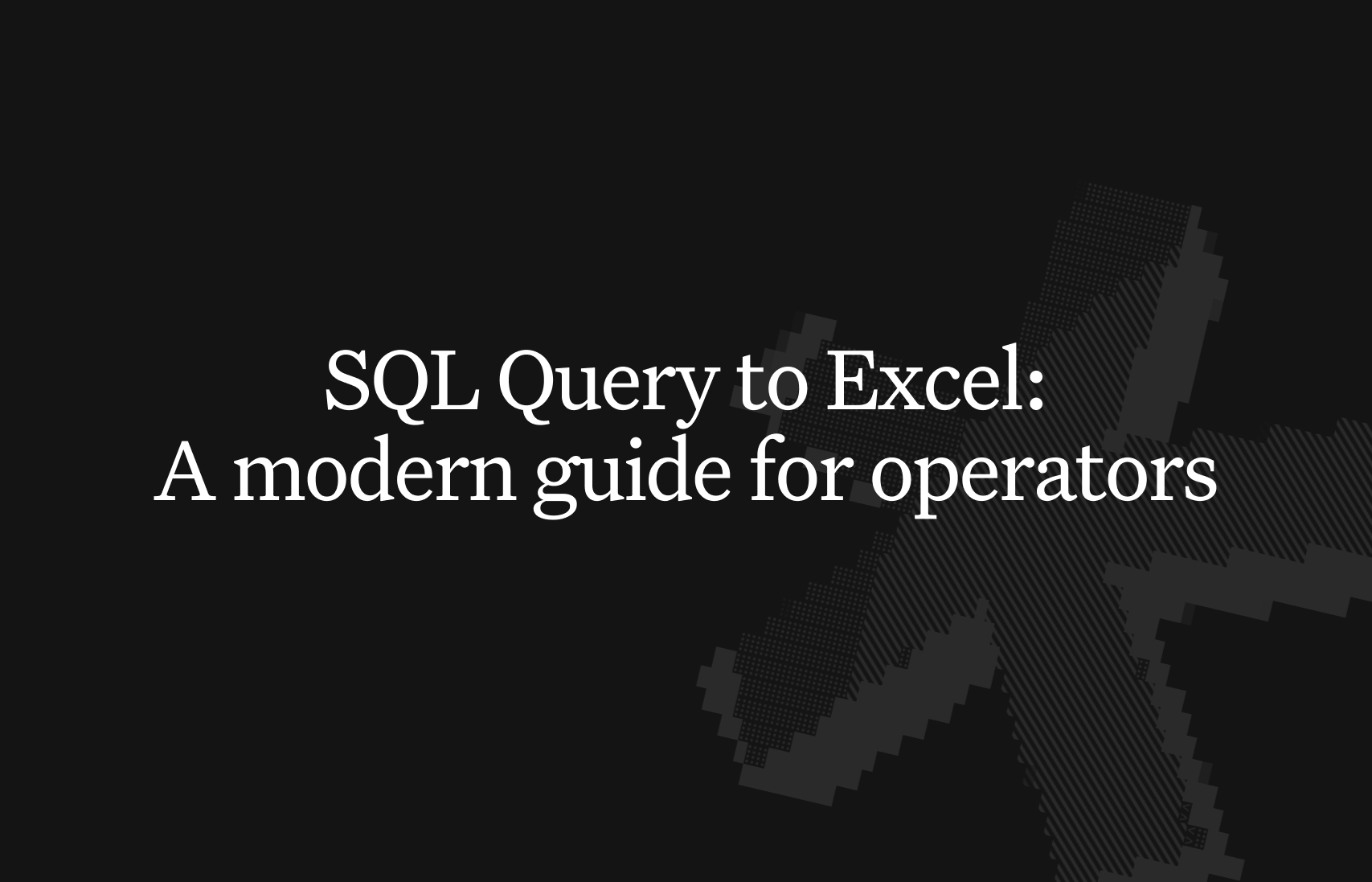 SQL Query to Excel: A Modern Guide for 2025 | CodeWords